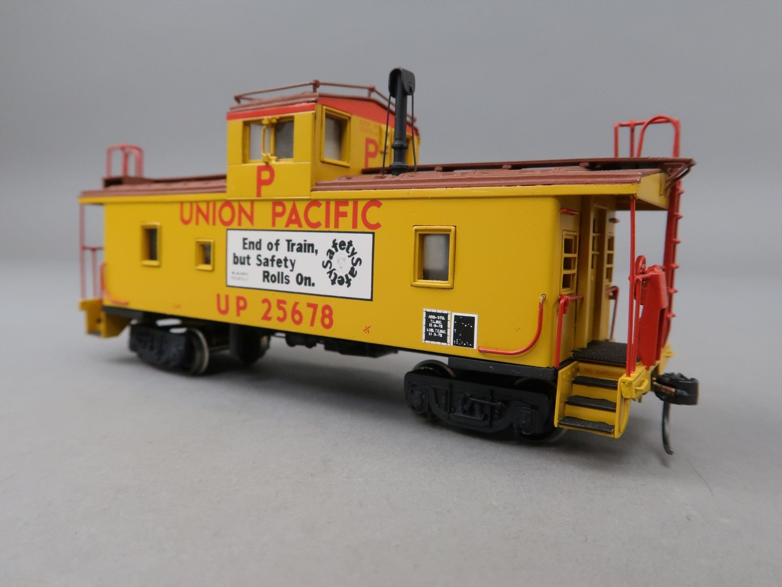 HO Brass Model - OMI 1102 UP Union Pacific CA-9 Caboose #25678 - Custom ...