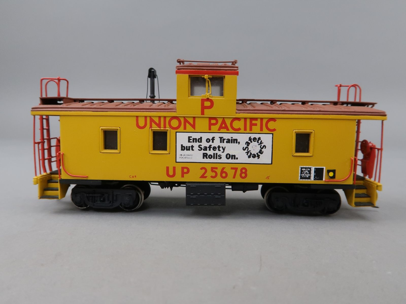 HO Brass Model - OMI 1102 UP Union Pacific CA-9 Caboose #25678 - Custom ...