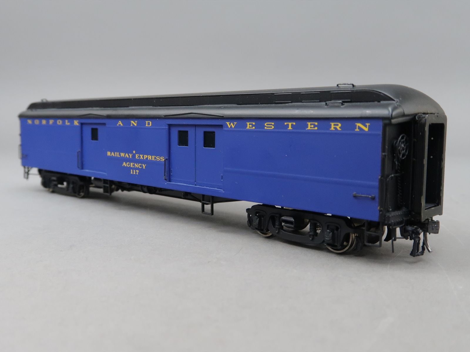HO Brass Model - DP 3801B N&W Norfolk & Western BEJ Baggage Car #117 ...