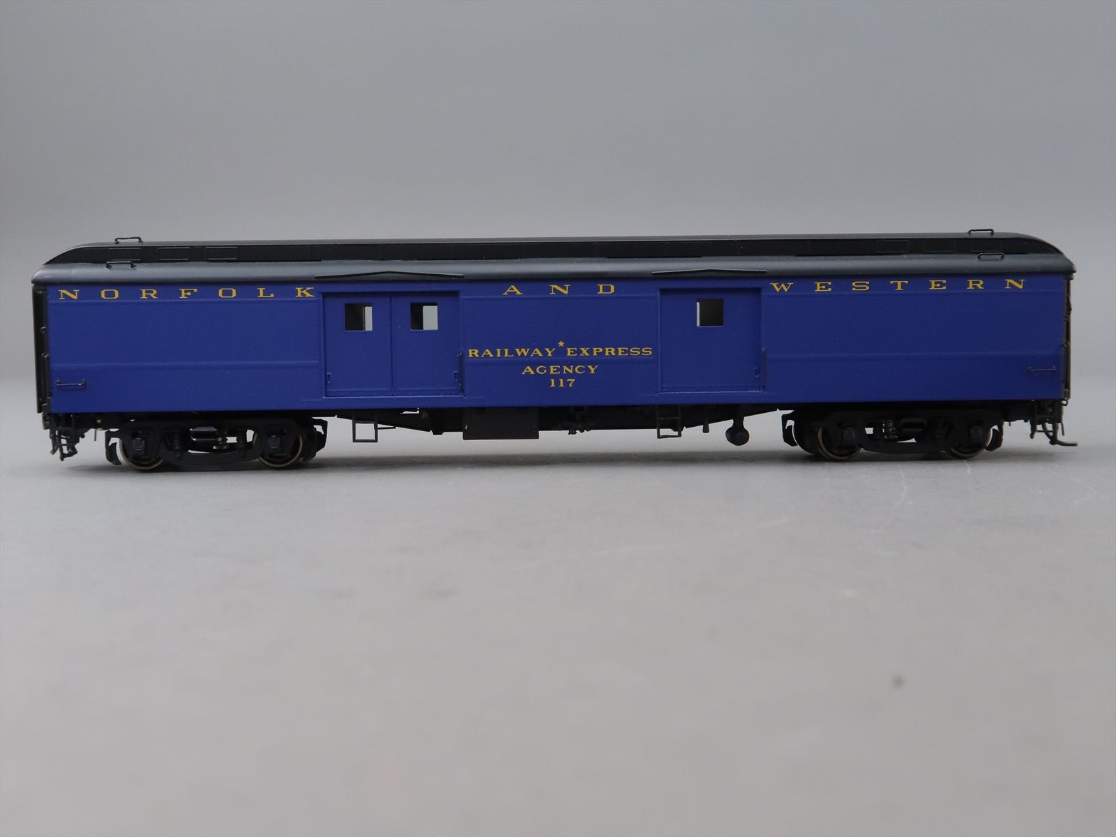 HO Brass Model - DP 3801B N&W Norfolk & Western BEJ Baggage Car #117 ...
