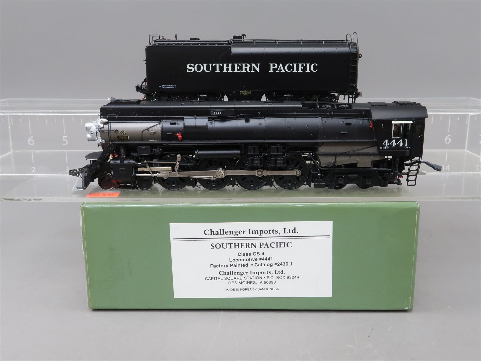 HO Brass Model - CIL 2430.1 SP Southern Pacific GS-4 4-8-4 #4441 - F/P ...