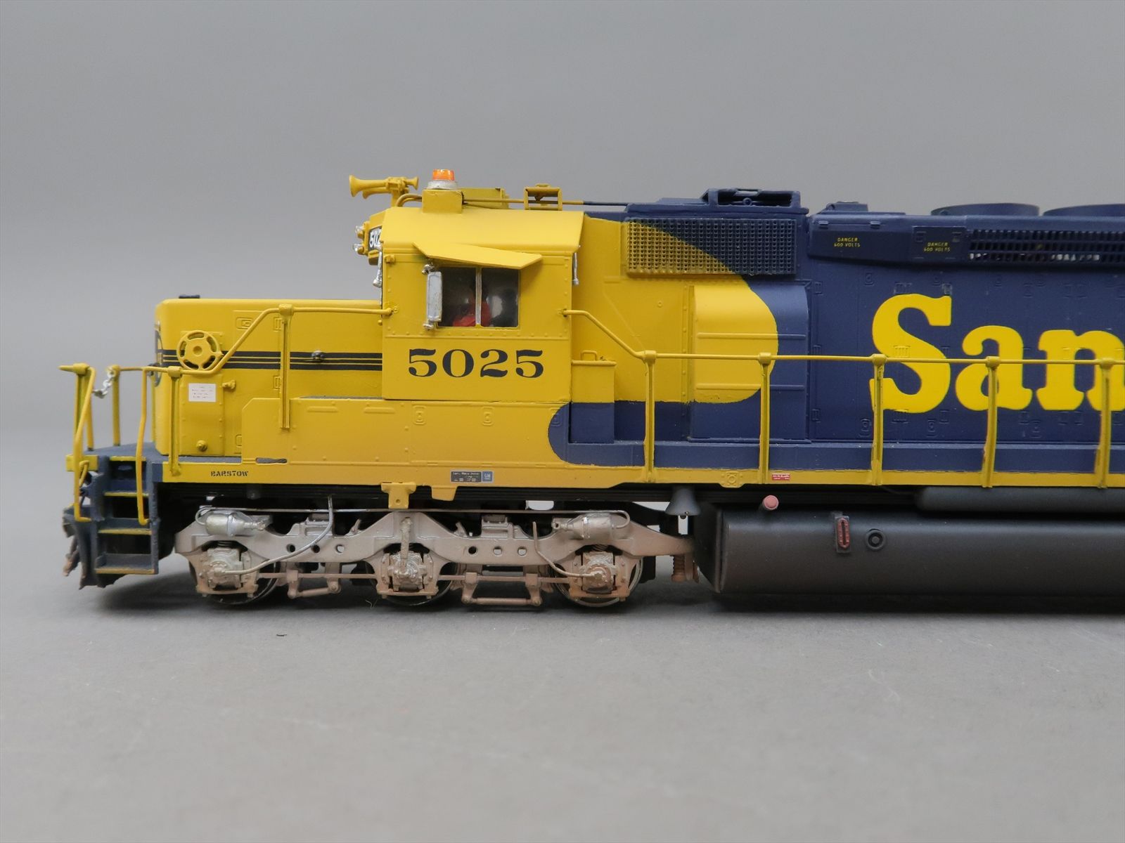 HO Brass Model - OMI 5300 AT&SF Santa Fe SD40-2 116" Snoot Nose #5025 - Custom + Weathered ...