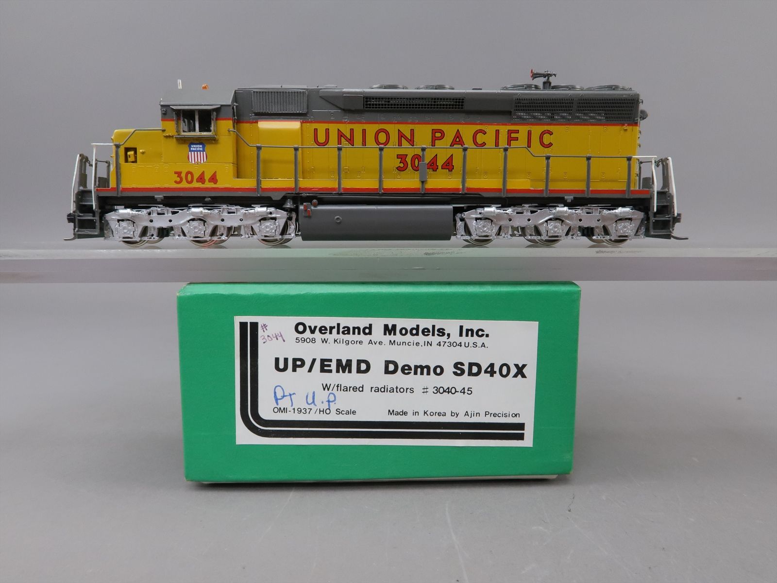 HO Brass Model - OMI 1937 UP Union Pacific Demo SD40X w/ Flared Radiators #3044 - Custom - 1986 ...