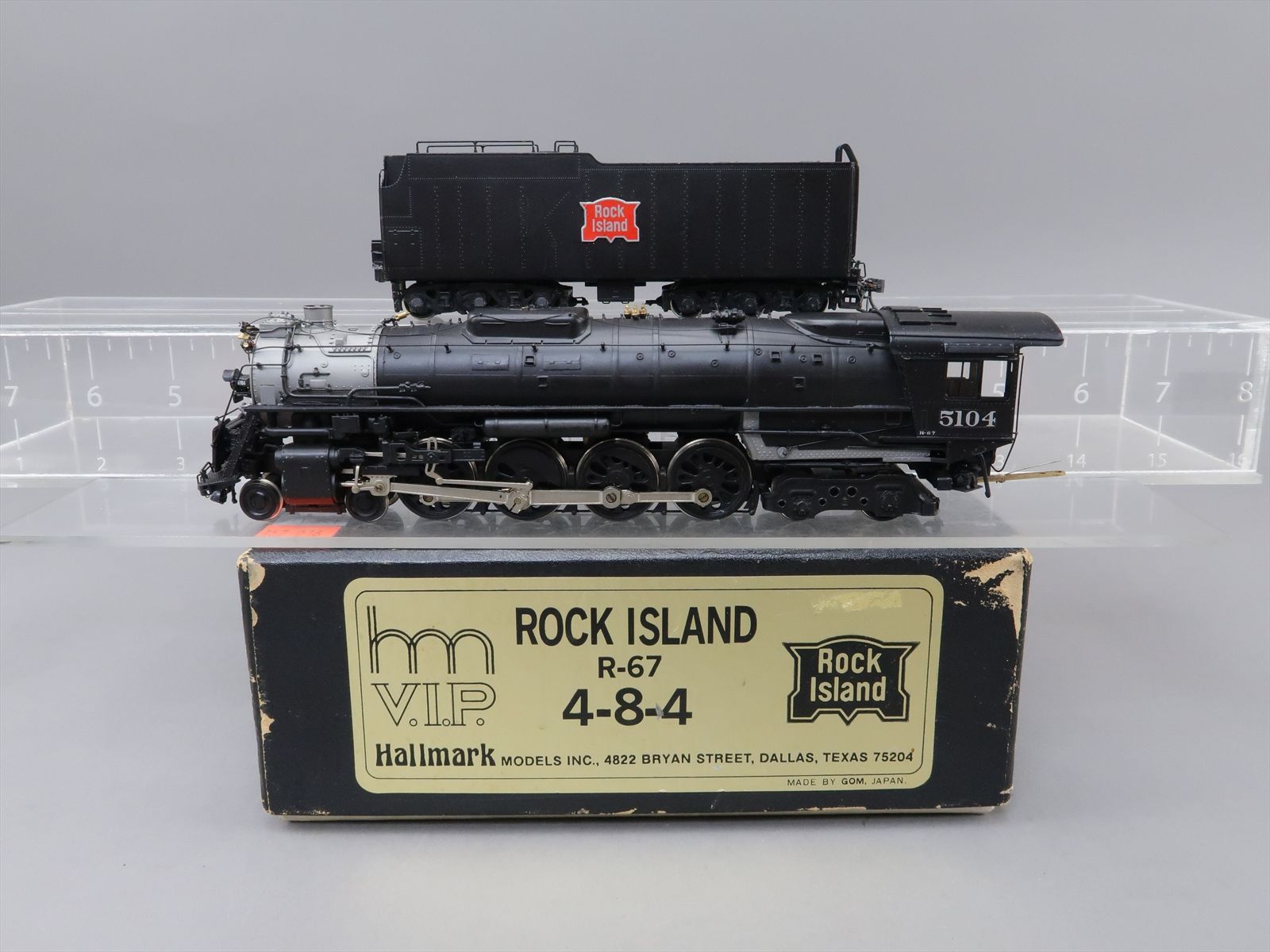 HO Brass Model - Hallmark VIP RI Rock Island 4-8-4 R-67 #5104 - Custom ...