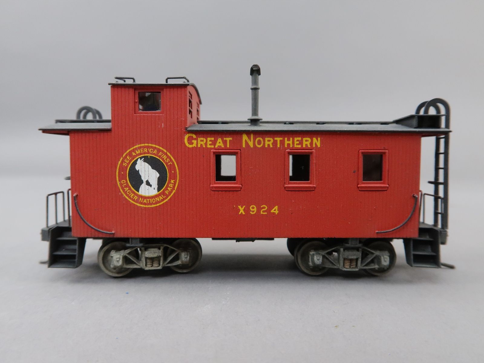 HO Brass Model - Lambert 924 GN Great Northern Caboose #X924 - Custom - Made in Japan