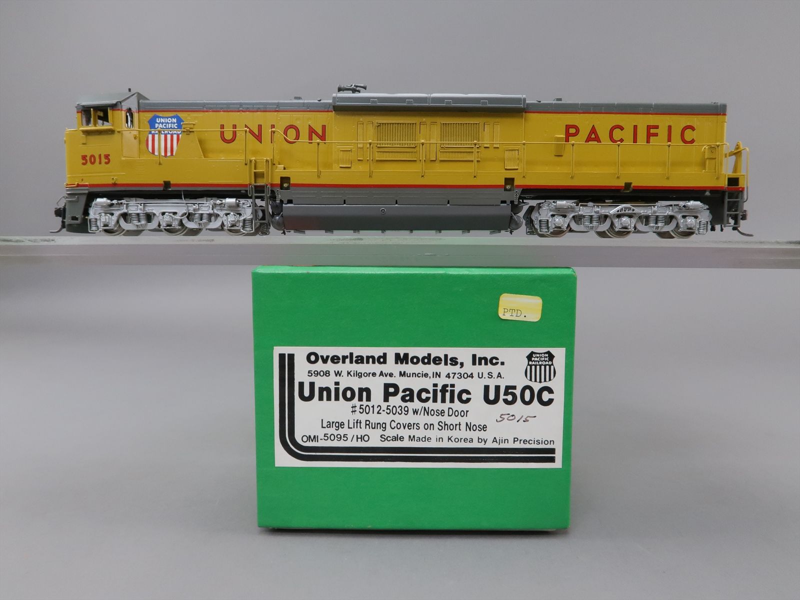 HO Brass Model - OMI 5095 UP Union Pacific U50C w/ Nose Door #5015 ...