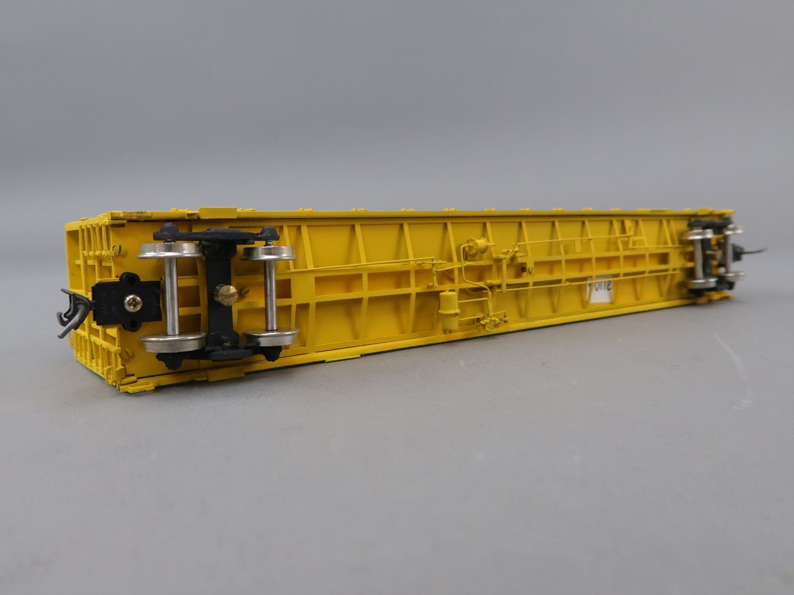 HO Brass Model - OMI 1349 Milwaukee Road Thrall Center Beam 64' Flat Flatcar #190428 - Custom ...