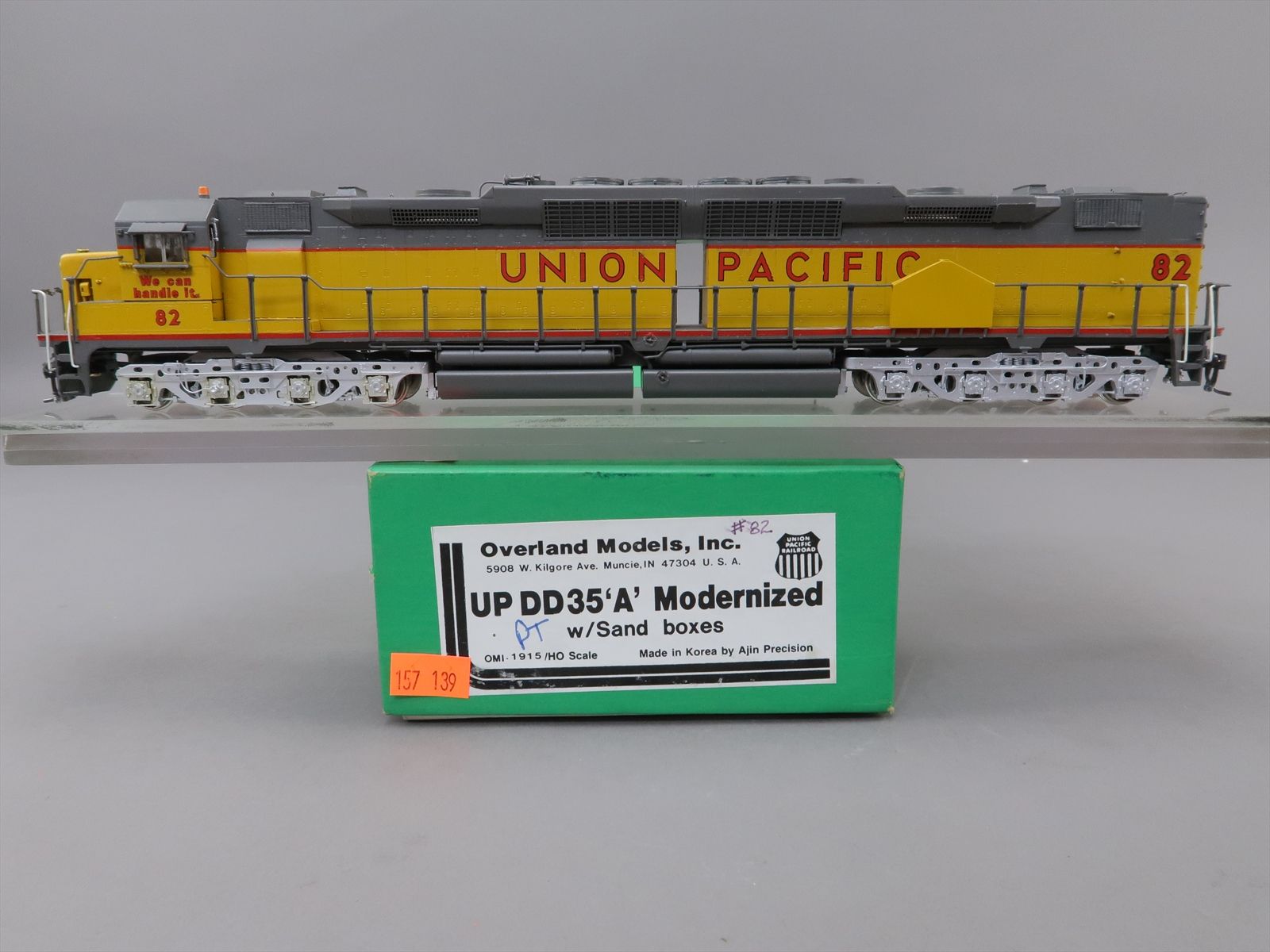 HO Brass Model - OMI 1915 UP Union Pacific DD35A Modernized w/ Sand Boxes #82 - Custom - 1986 ...