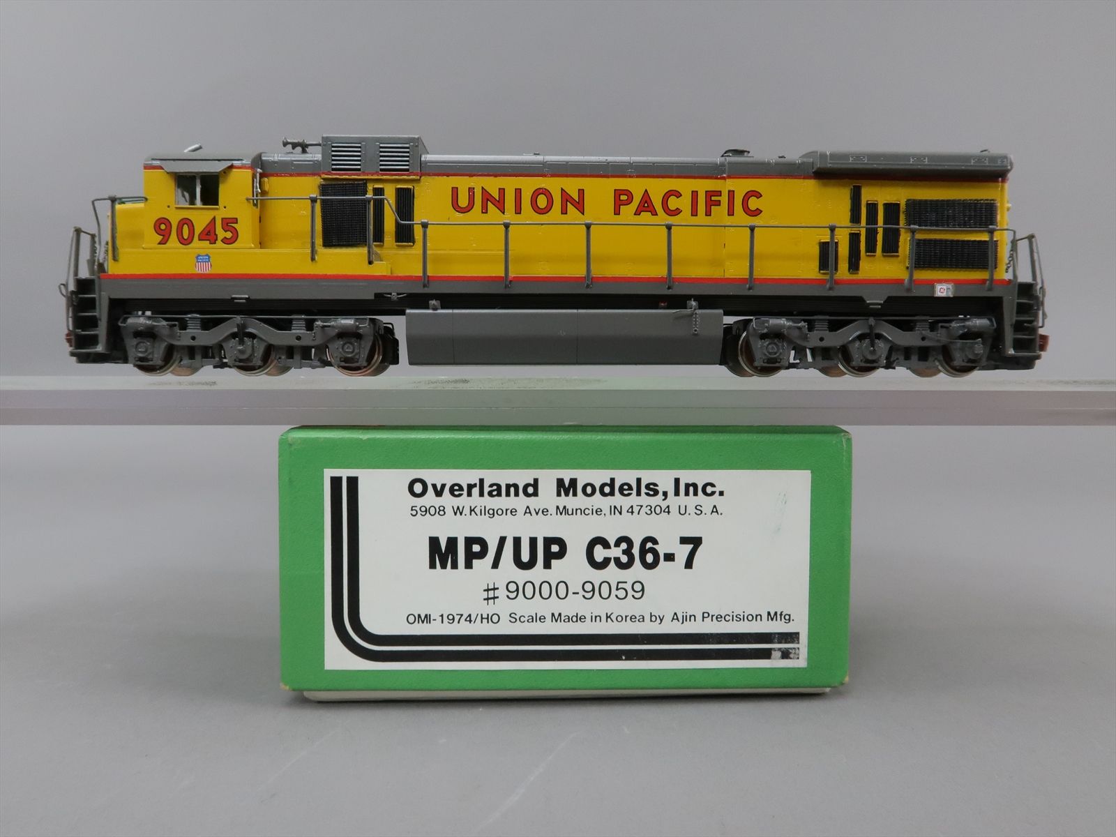 HO Brass Model - OMI 1974 UP Union Pacific C36-7 #9045 - Custom - 1989 Run - Ajin