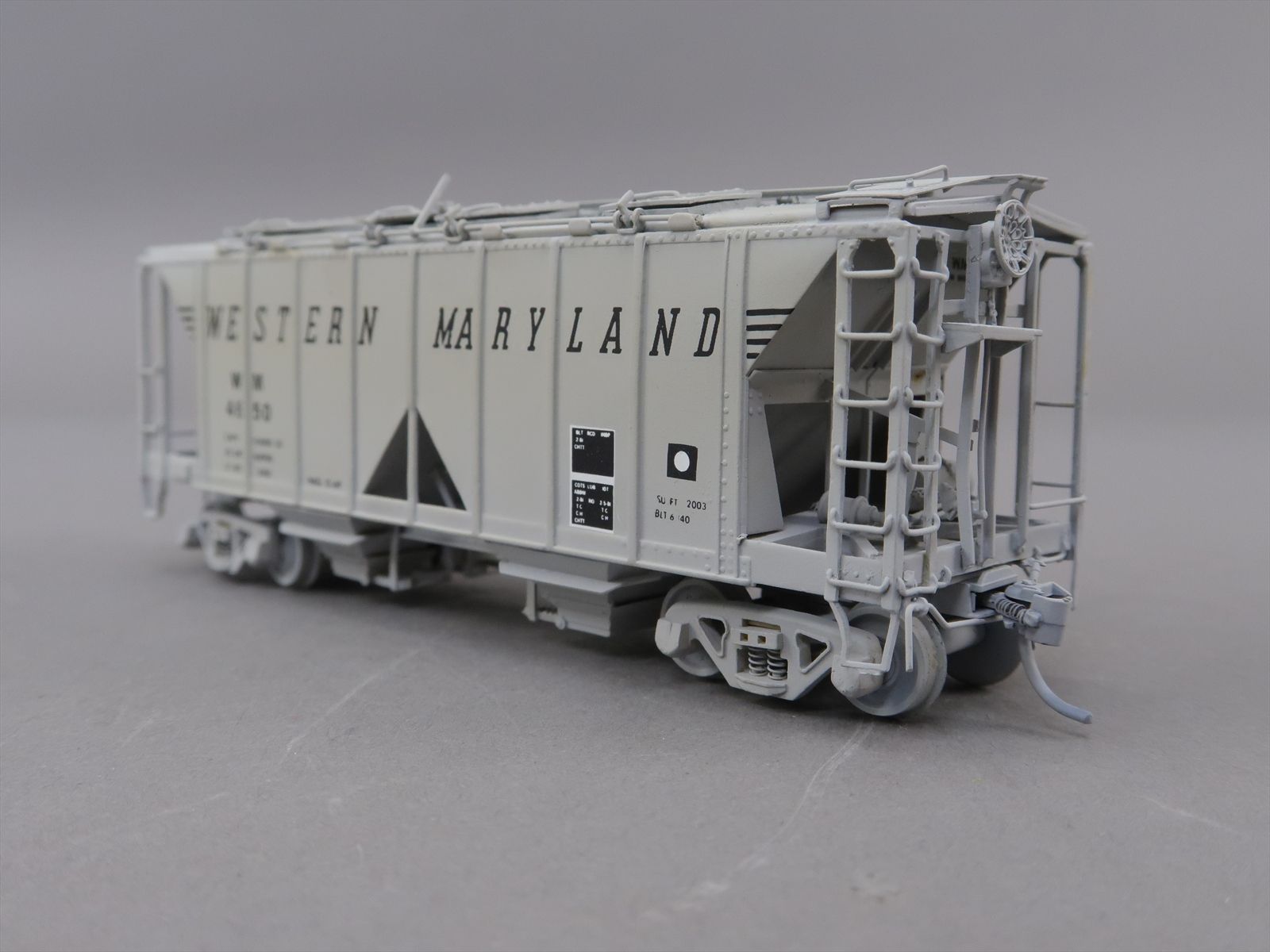 HO Brass Model - PRB Pecos 2602 WM Western Maryland ACF 34' Covered ...