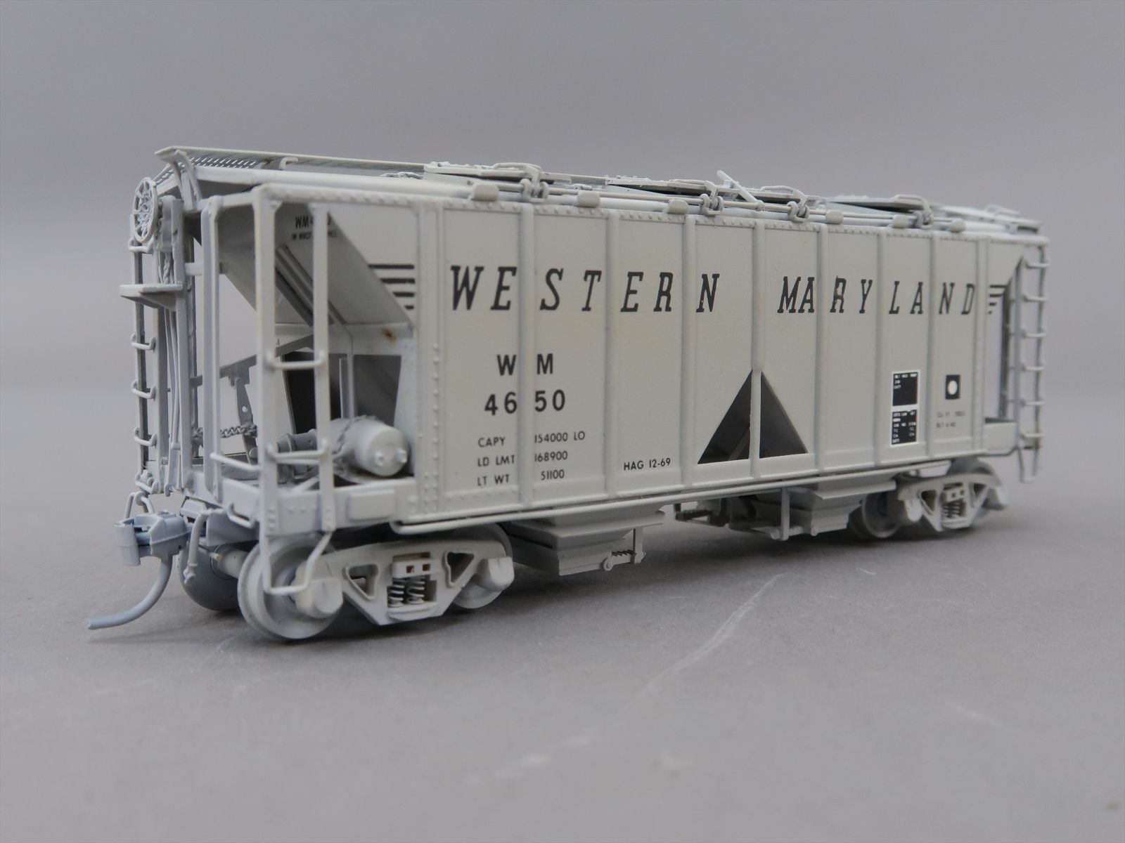 HO Brass Model - PRB Pecos 2602 WM Western Maryland ACF 34' Covered ...