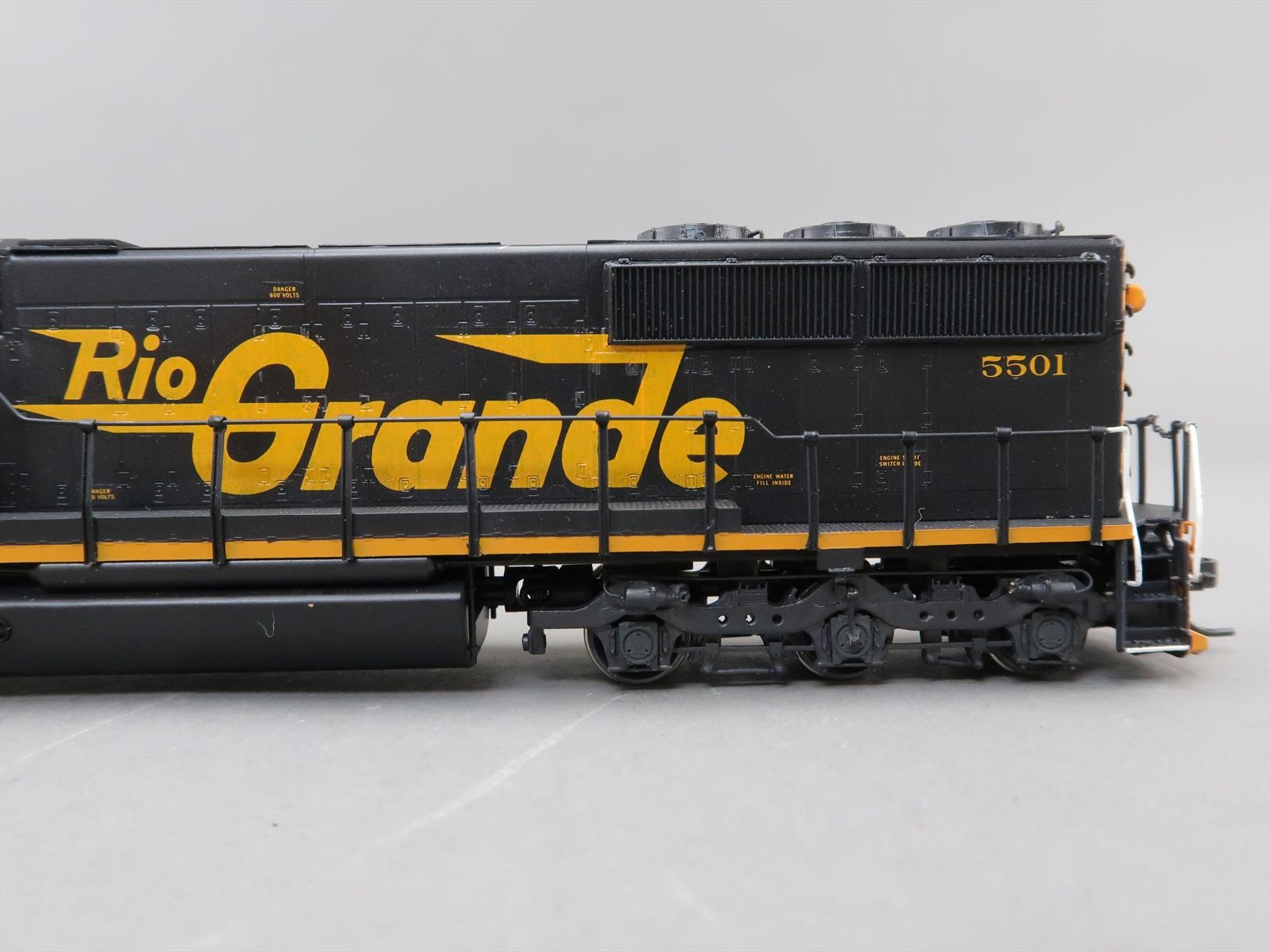 HO Brass Model - OMI 1893 D&RGW Rio Grande SD50 #5501 - Custom - 1986 Run - Ajin