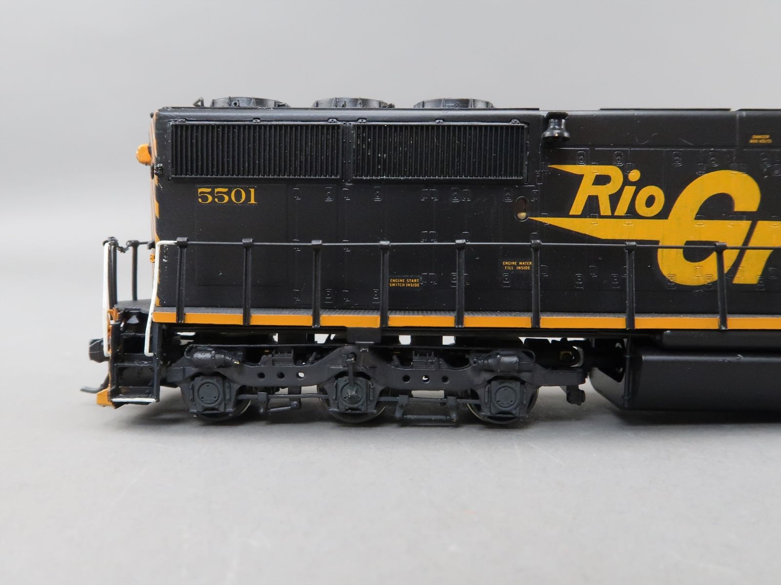 HO Brass Model - OMI 1893 D&RGW Rio Grande SD50 #5501 - Custom - 1986 Run - Ajin