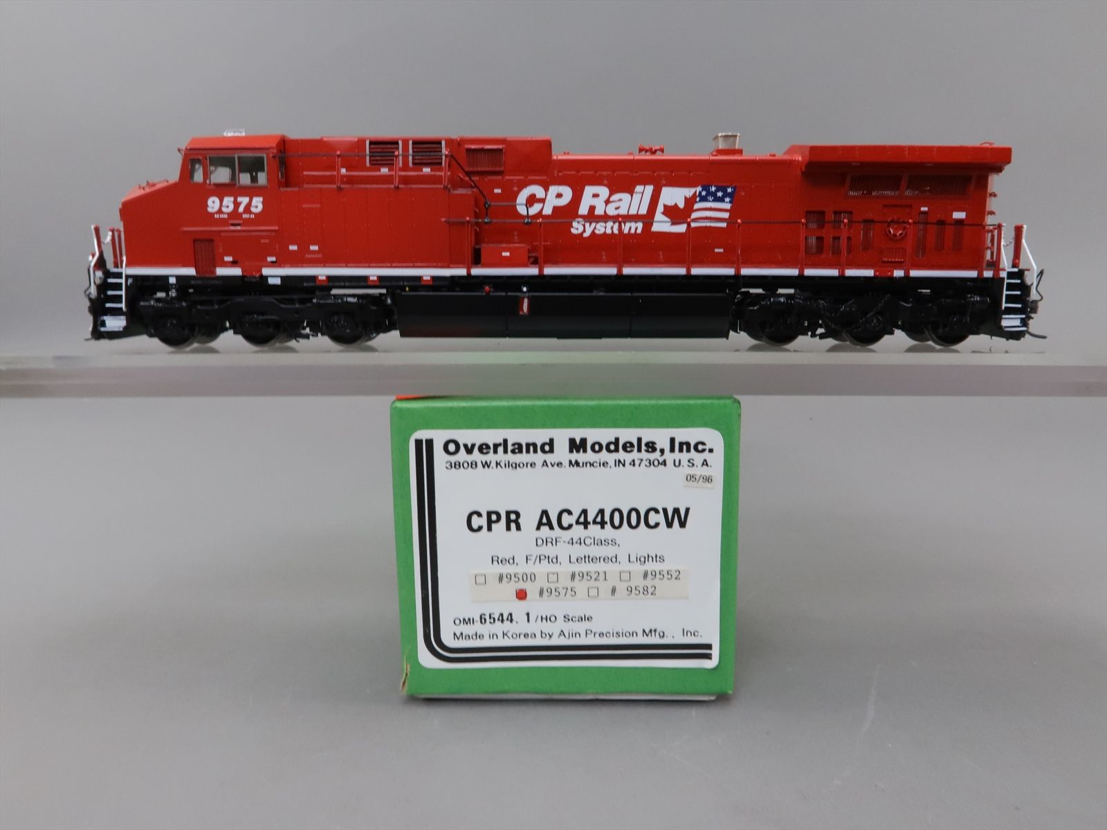 HO Brass Model - OMI 6544.1 CP CPR Canadian Pacific AC4400CW DRF-44 Class #9575 - F/P - 1996 Run ...