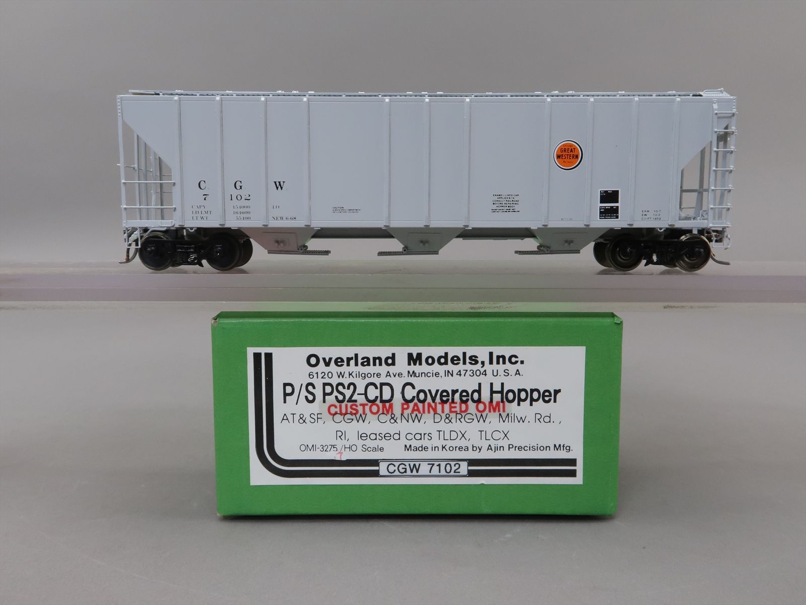 HO Brass Model - OMI 3275.7 CGW Chicago Great Western PS2-CD Covered ...