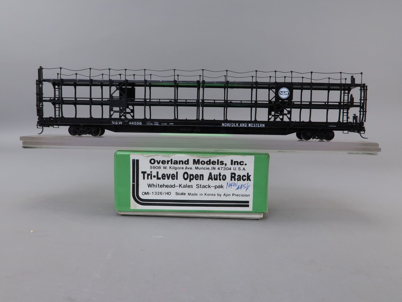 HO Brass Model - OMI 1326 N&W Norfolk & Western Tri-Level Open Auto ...