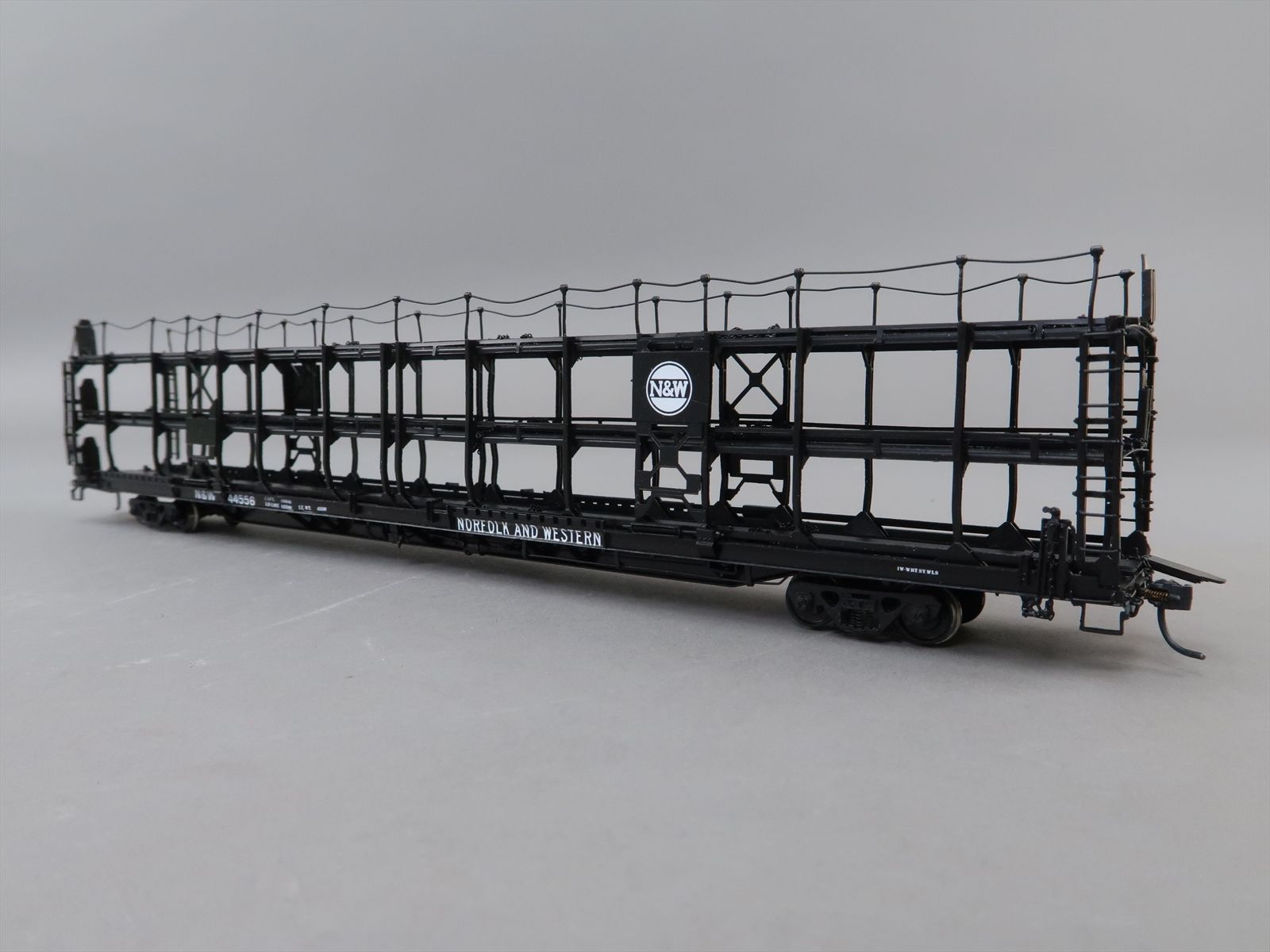 HO Brass Model - OMI 1326 N&W Norfolk & Western Tri-Level Open Auto ...