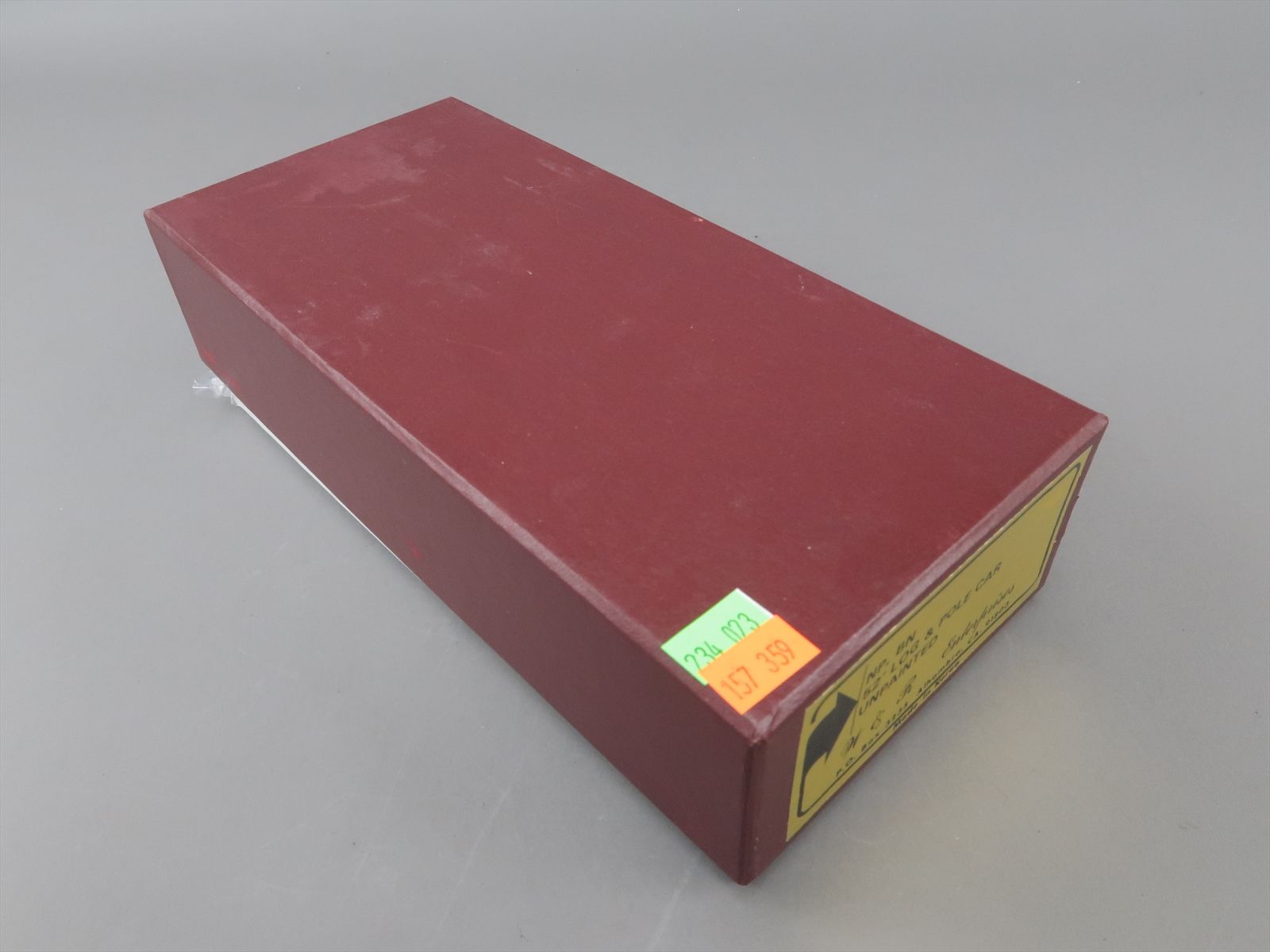 HO Brass Model - W&R NP / BN 52' Log & Pole Ca - Unpainted - 1996 Run ...