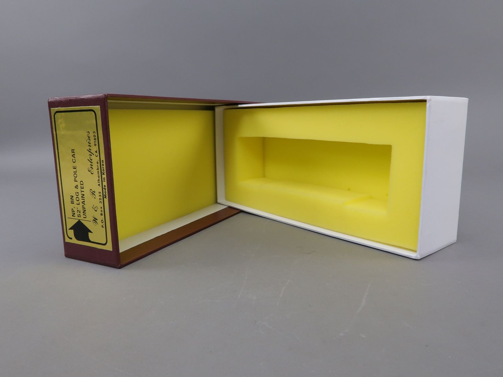 HO Brass Model - W&R NP / BN 52' Log & Pole Ca - Unpainted - 1996 Run ...