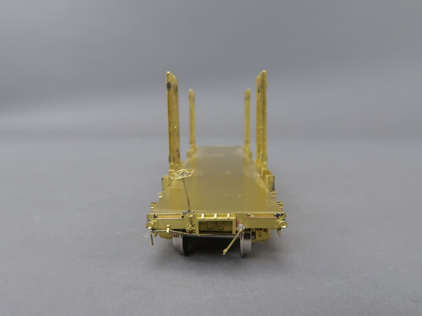 HO Brass Model - W&R NP / BN 52' Log & Pole Ca - Unpainted - 1996 Run ...