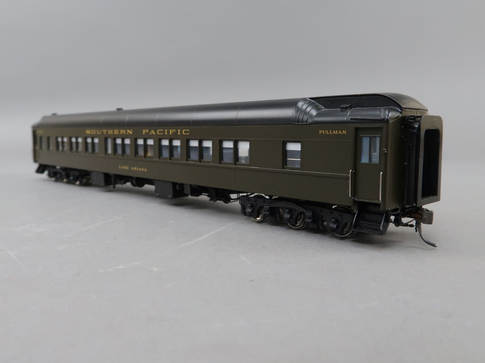 HO Brass Model - TCY 1402 SP Southern Pacific 10-1-2 Sleeper Dark Olive ...