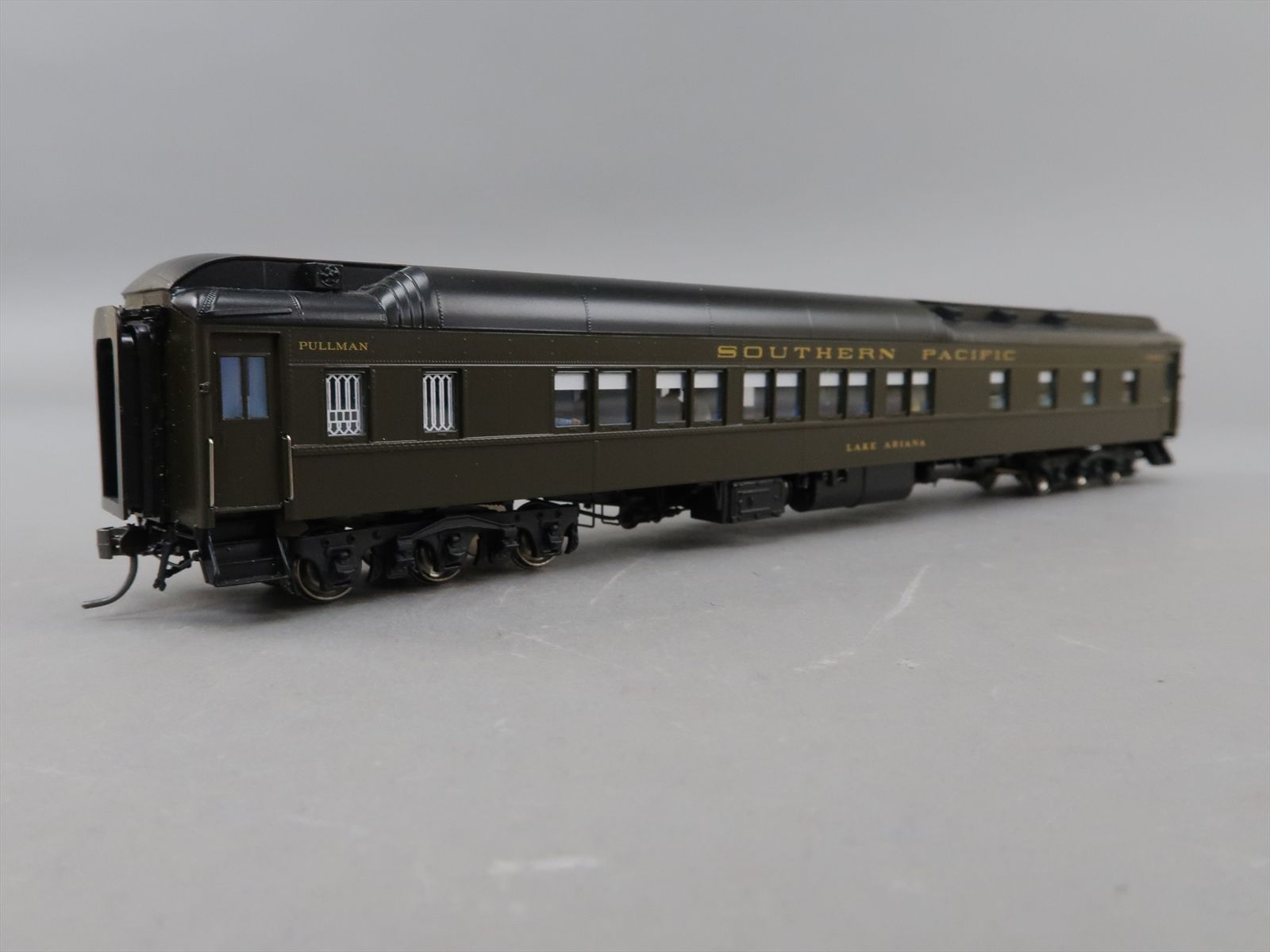 HO Brass Model - TCY 1402 SP Southern Pacific 10-1-2 Sleeper Dark Olive ...