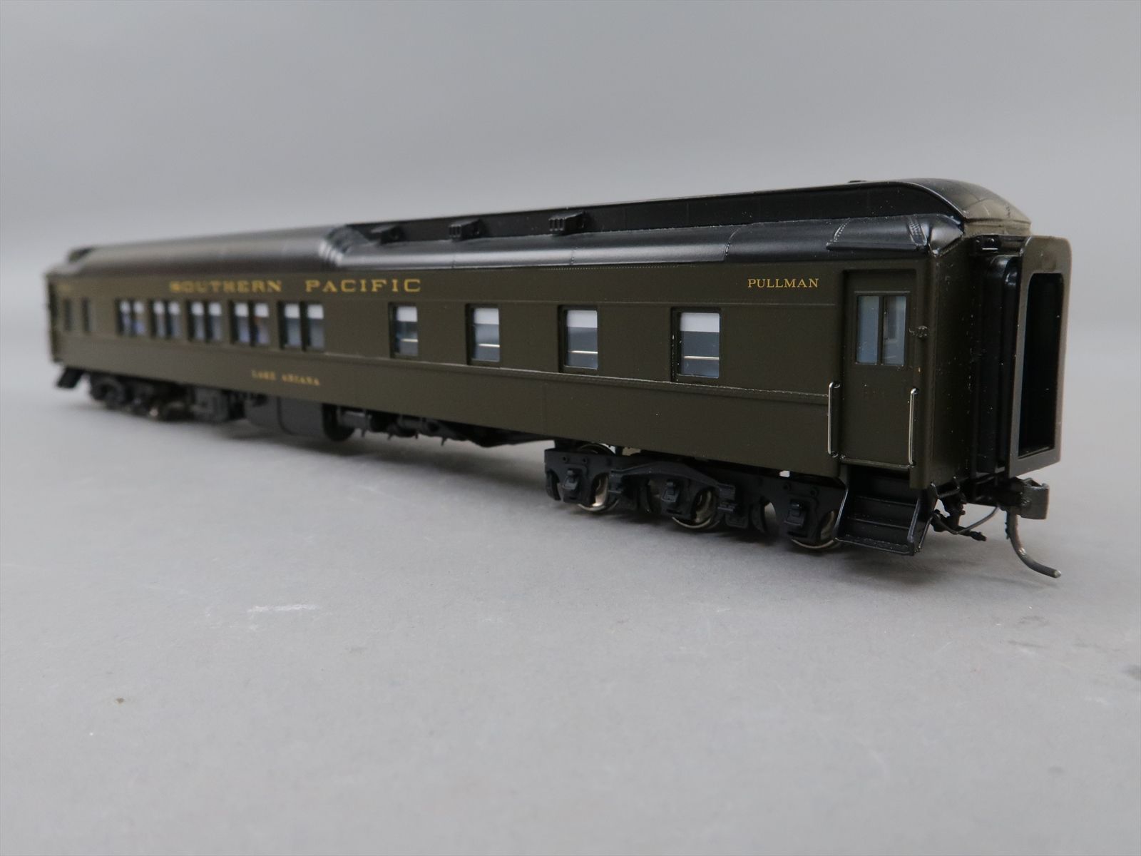 HO Brass Model - TCY 1402 SP Southern Pacific 10-1-2 Sleeper Dark Olive ...