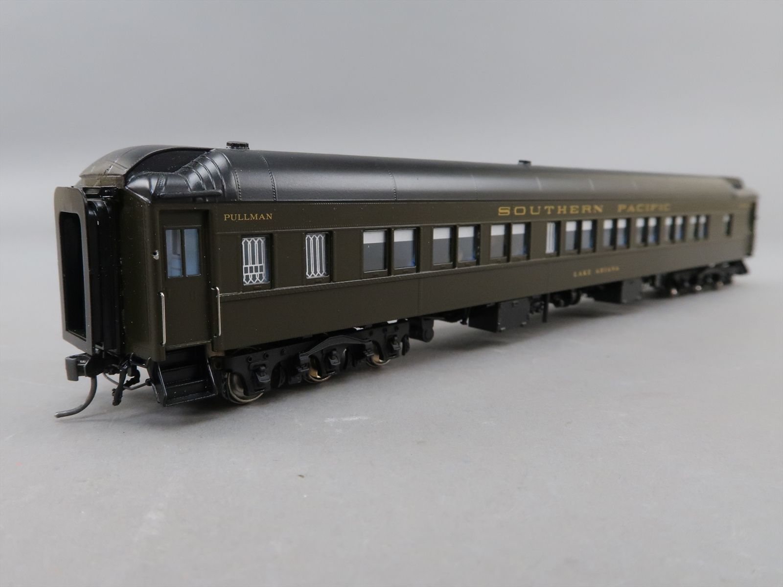 HO Brass Model - TCY 1402 SP Southern Pacific 10-1-2 Sleeper Dark Olive ...