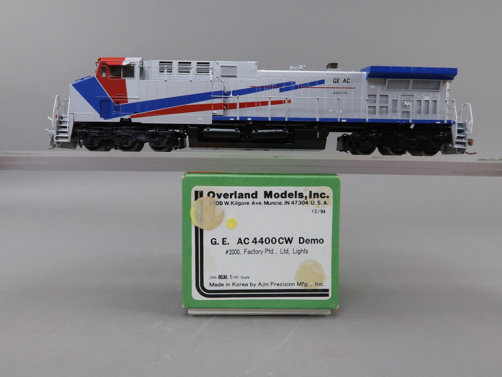 HO Brass Model - OMI 6530.1 GE Demo Demonstrator AC4400CW #2000 - F/P ...