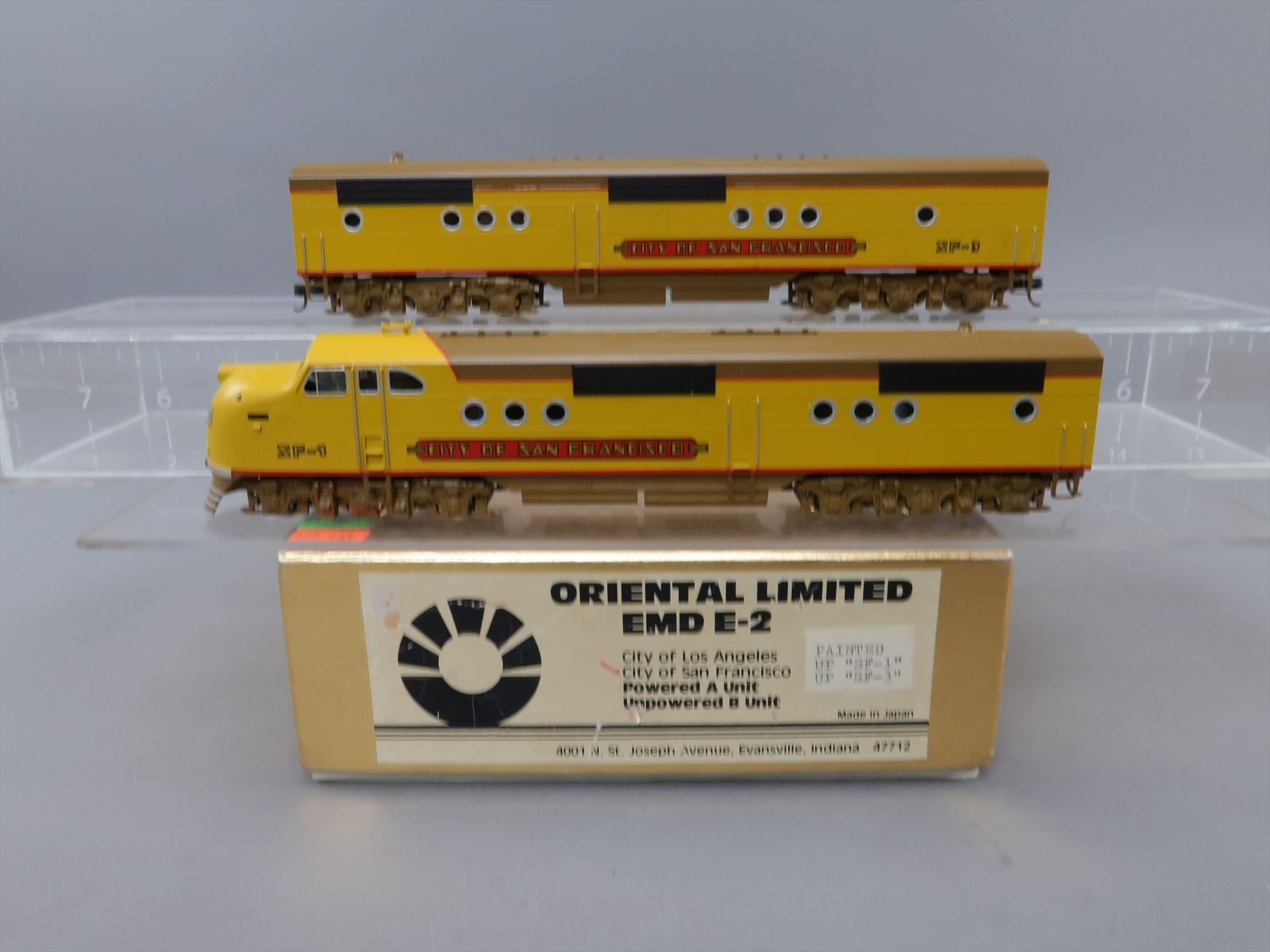 HO Brass Model - Oriental UP Union Pacific EMD E2 E2A E2B A-B Diesel Set - COLA / COSF - Custom ...