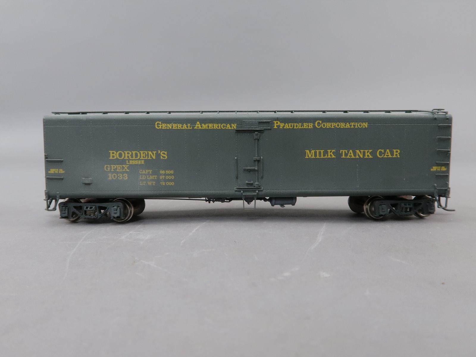 HO Brass Model - PSC 15784-2 Pfaudler Borden's GPEX 50' Milk Car #1033 ...