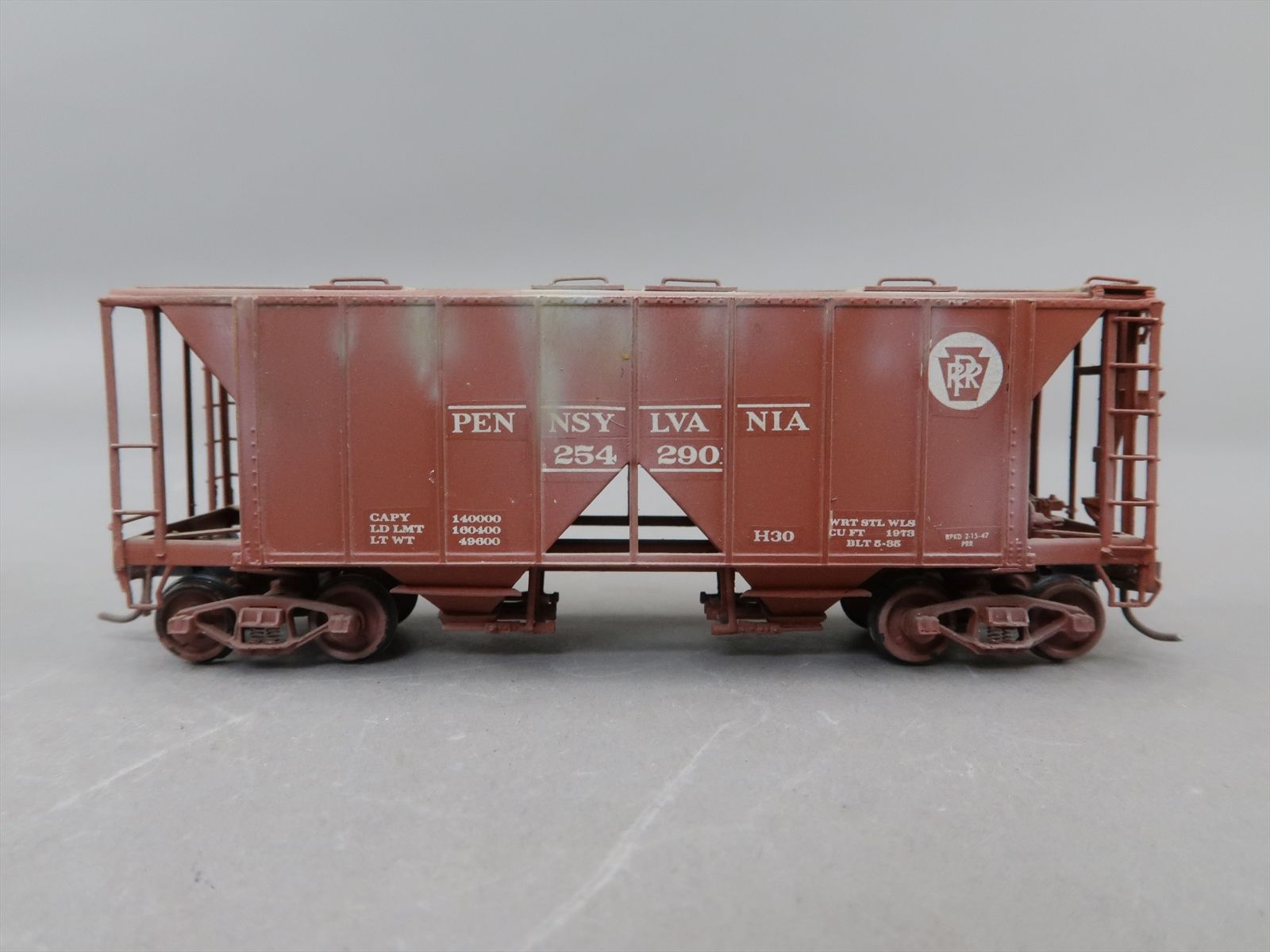 HO Brass Model - Sunset ACF PRR Pennsylvania 70 Ton Covered Hopper ...
