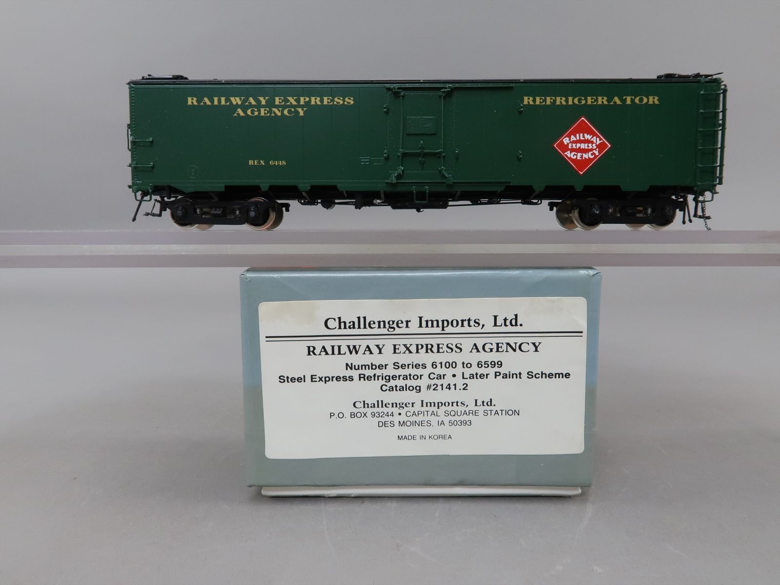 HO Brass Model - CIL 2141.2 REX Railway Express Agency Express Reefer ...