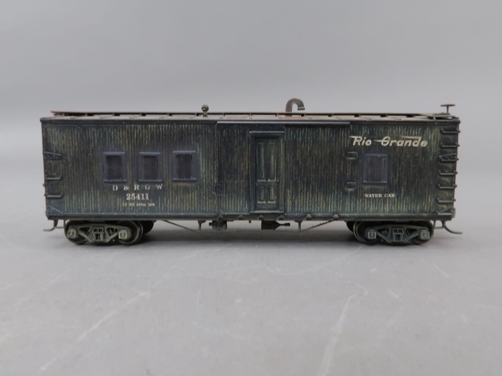 HO Plastic Model - D&RGW Rio Grande Water Car #25411 - Custom + Weathered