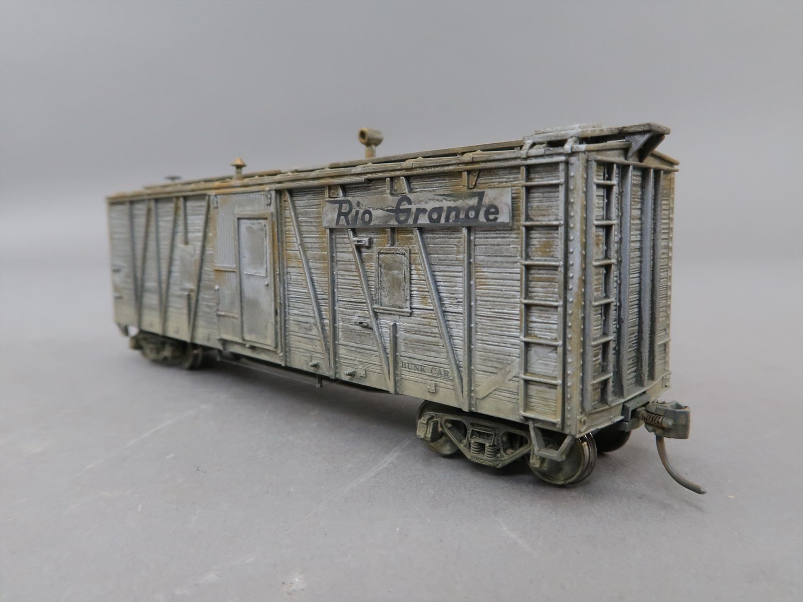 HO Plastic Model - D&RGW Rio Grande Bunk Car #01545 - Custom + Weathered