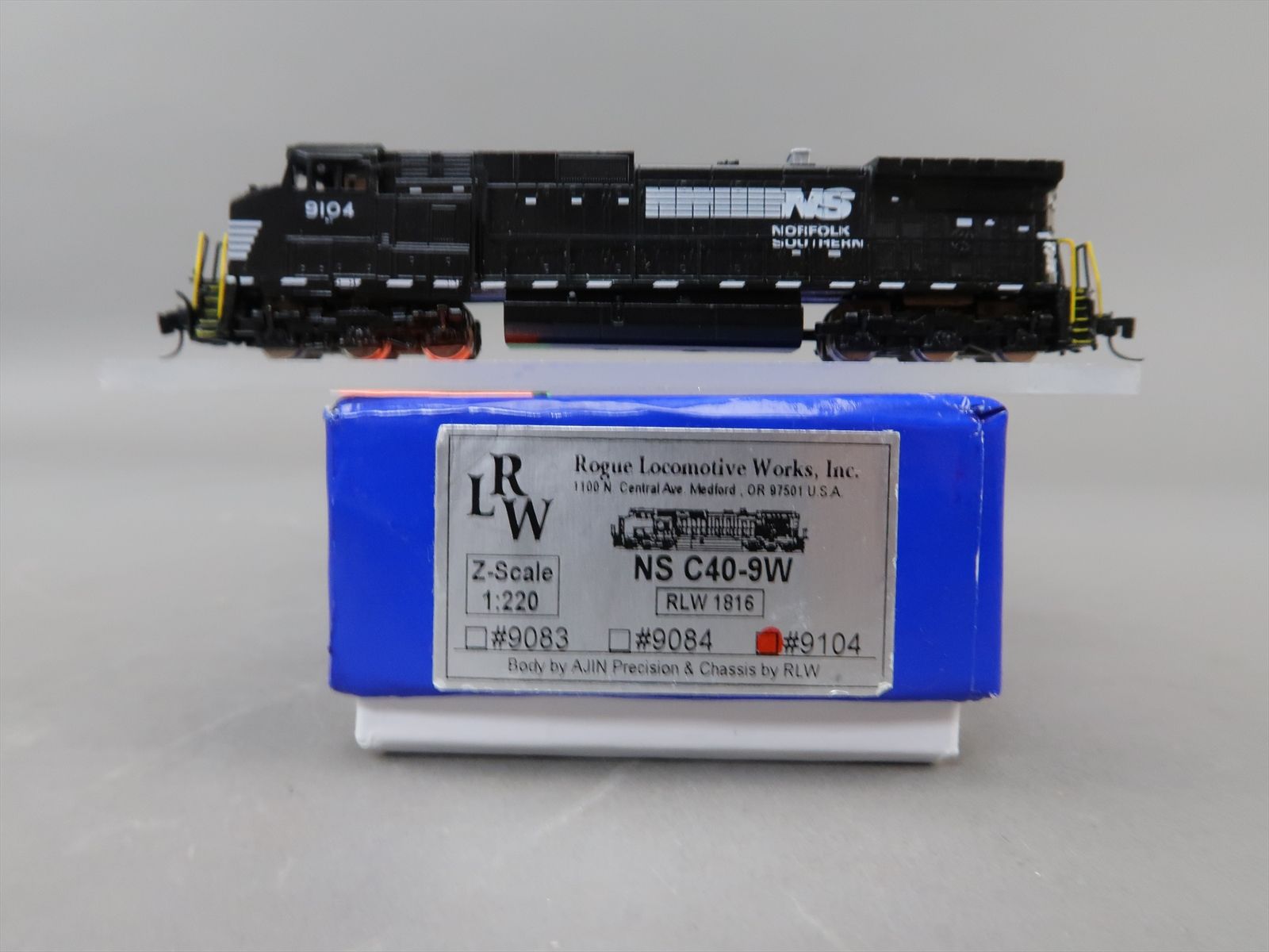 Z Brass Model - RLW Rogue Locomotive Works NS Norfolk & Southern C40-9W ...