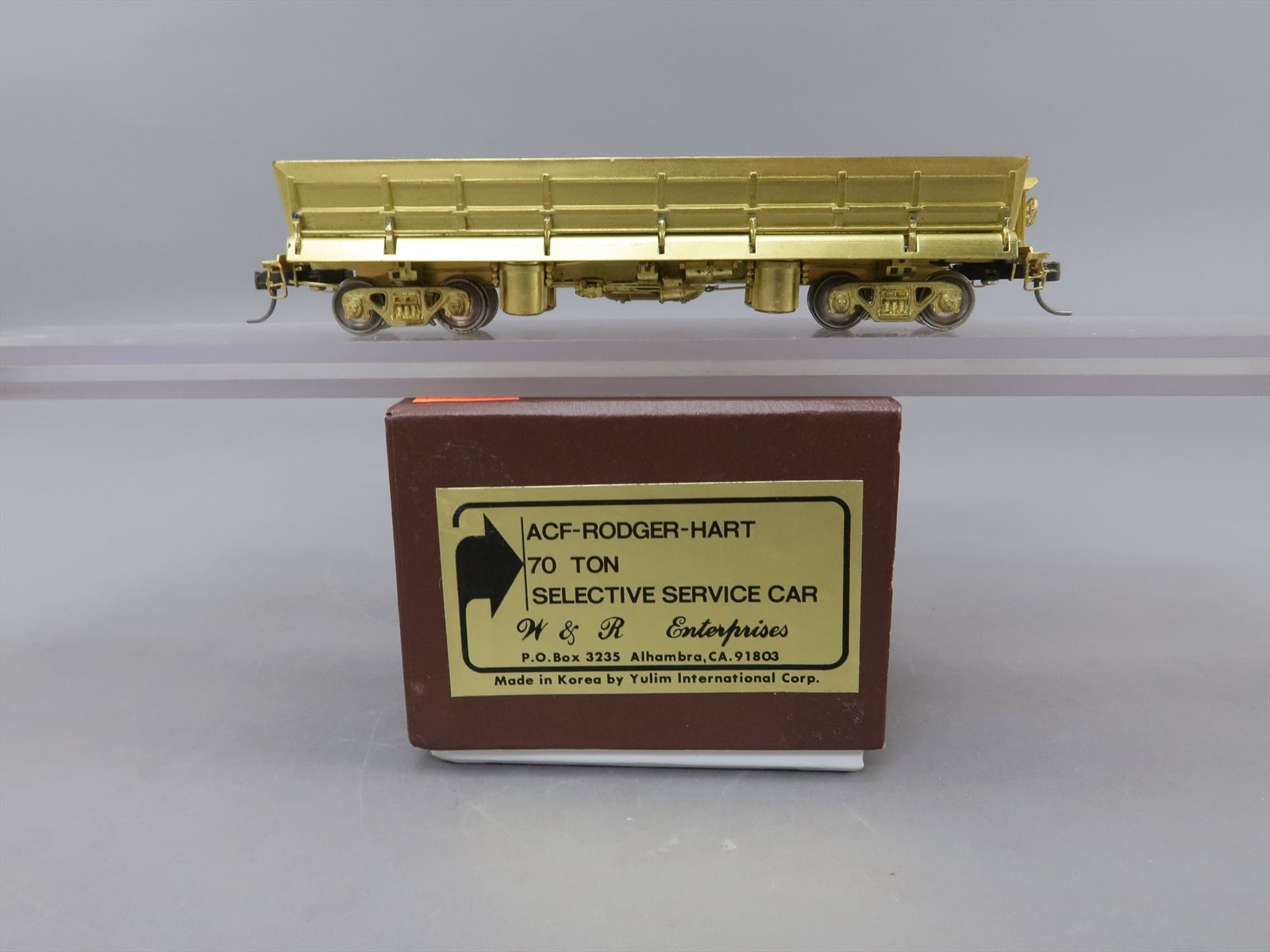HO Brass Model - OMI 1317 Paccar Side Dump Car - Unpainted - 1983 Run ...