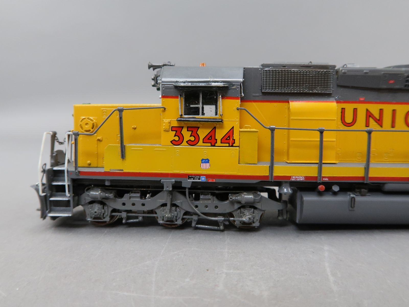 HO Brass Model - OMI 5330 UP Union Pacific SD40-2 Extended Range Dynamic Brakes Low Nose Late ...