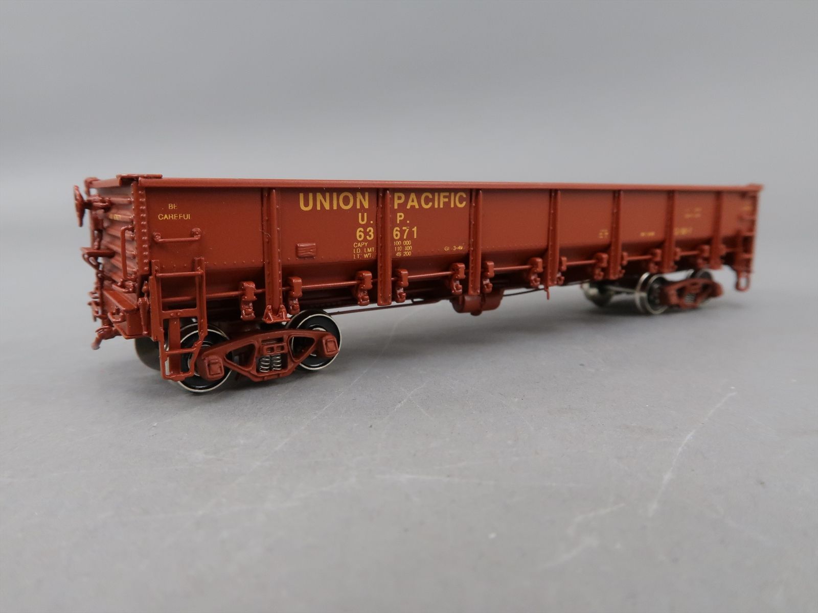 HO Brass Model - CIL 2251.1 UP Union Pacific G 50-7 Drop Bottom Gondola ...