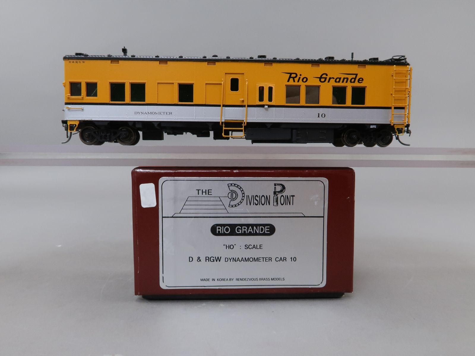 HO Brass Model - DP 5209 D&RGW Rio Grande Dynamometer Car #10 - F/P ...