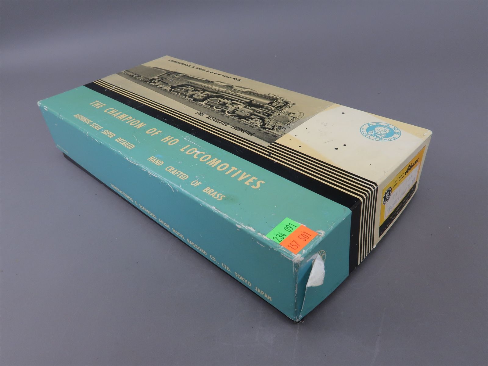 HO Brass Model - Akane C&O Chesapeake & Ohio H-8 2-6-6-6 - Unpainted ...