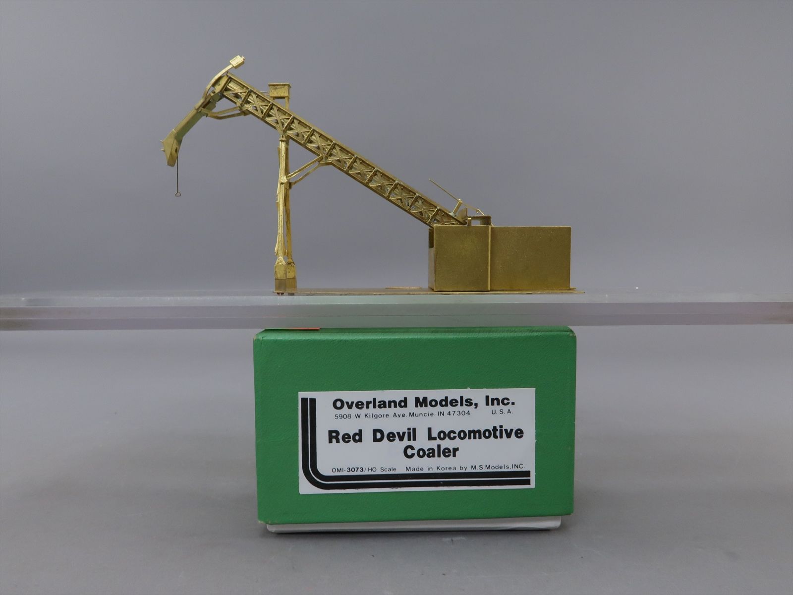 HO Brass Model - OMI 3073 Red Devil Locomotive Coaler - Unpainted ...