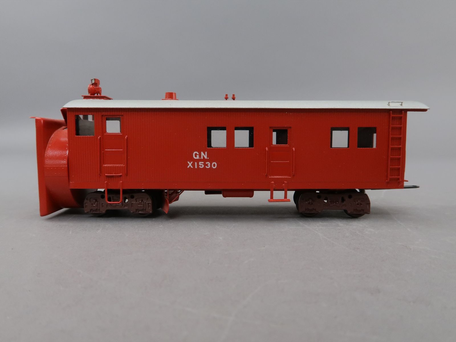 HO Brass Model - NPP GN Great Northern Rotary Snowplow Snow Plow MOW # ...
