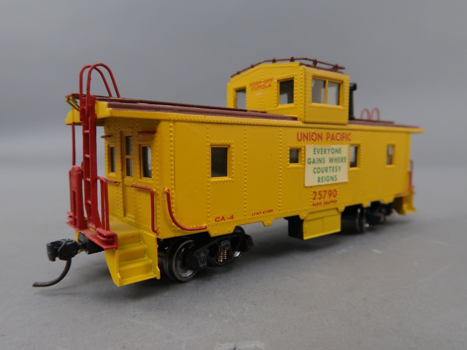 HO Brass Model - Balboa UP Union Pacific CA-4 Steel Caboose #25790 ...