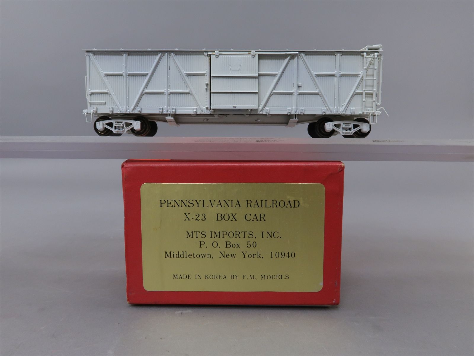 HO Brass Model - MTS PRR Pennsylvania X-23 Boxcar Box Car - Custom ...