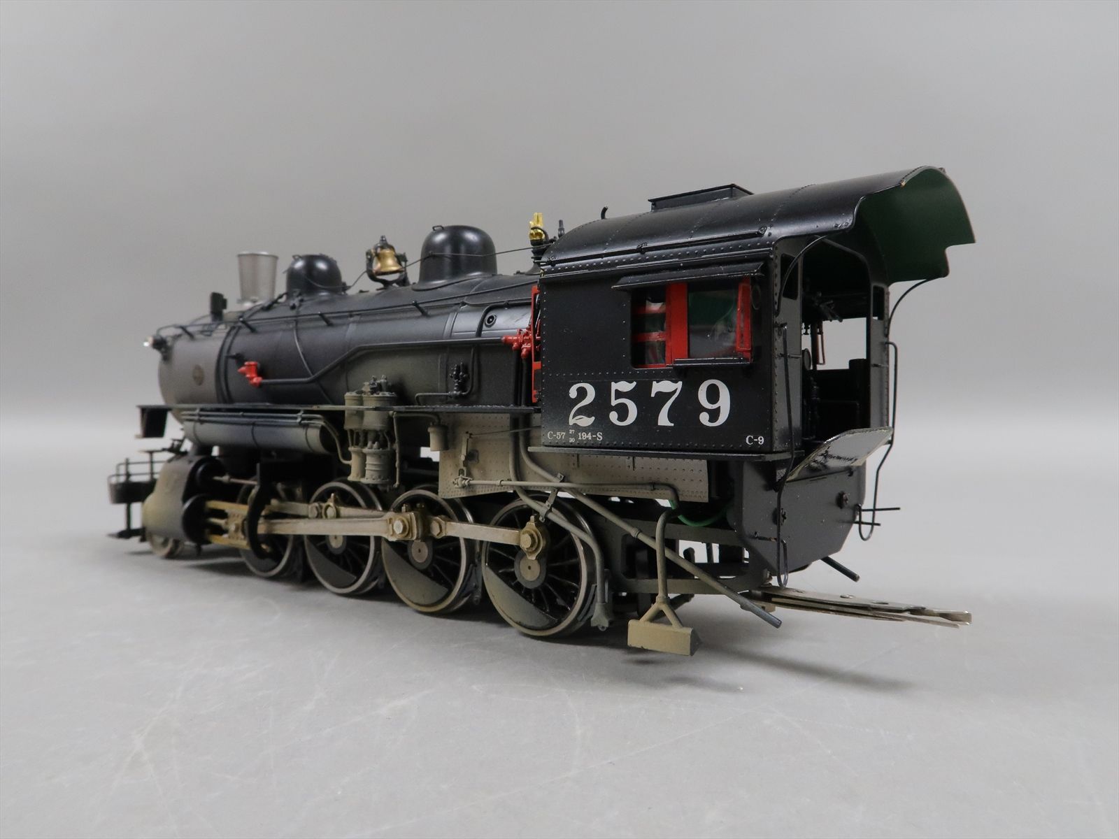 O Brass Model - PFM SP Southern Pacific C-9 2-8-0 #2579 - F/P + Heavy Weathering - 1987 Run ...