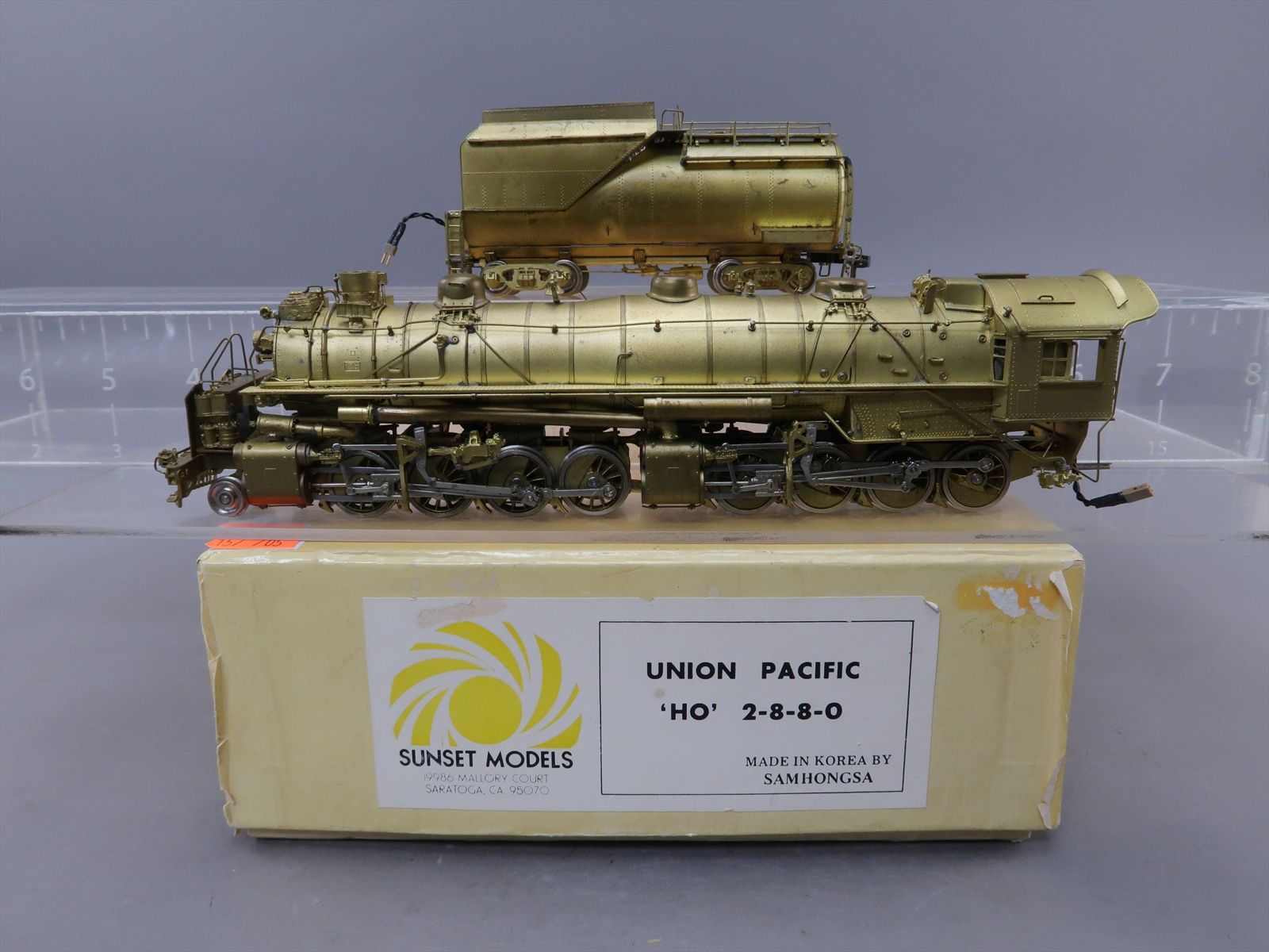 HO Brass Model - Sunset UP Union Pacific Bull Moose 2-8-8-0 - Unpainted ...