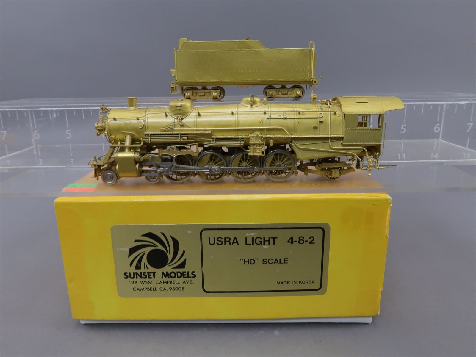 HO Brass Model - Sunset USRA 4-8-2 Light Mountain Steam Loco ...