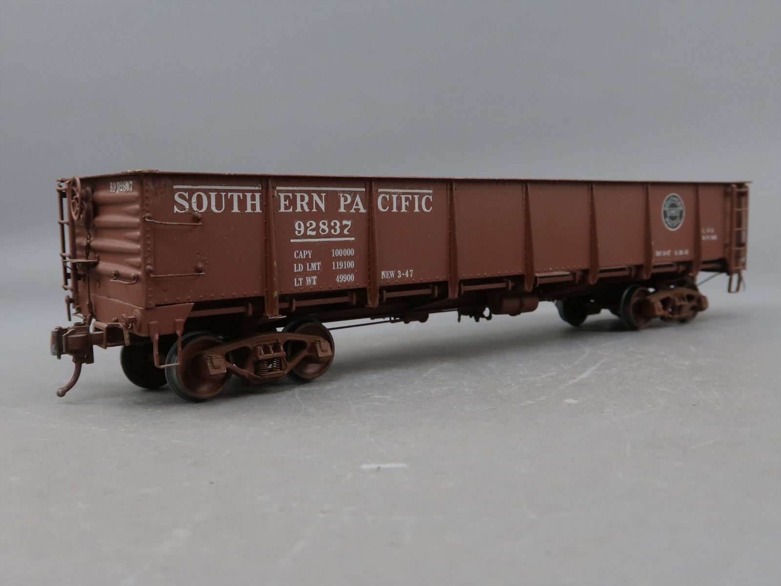 O Brass Model Psc Sp Southern Pacific Drop Bottom Gondola 92837
