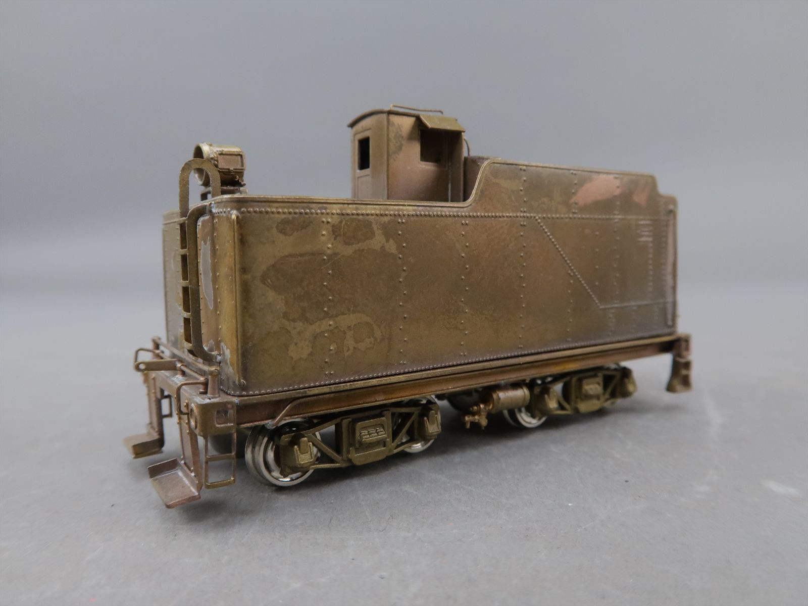 HO Brass Model - PFM? Unknown Short Tender w/Doghouse ONLY - Unpainted ...